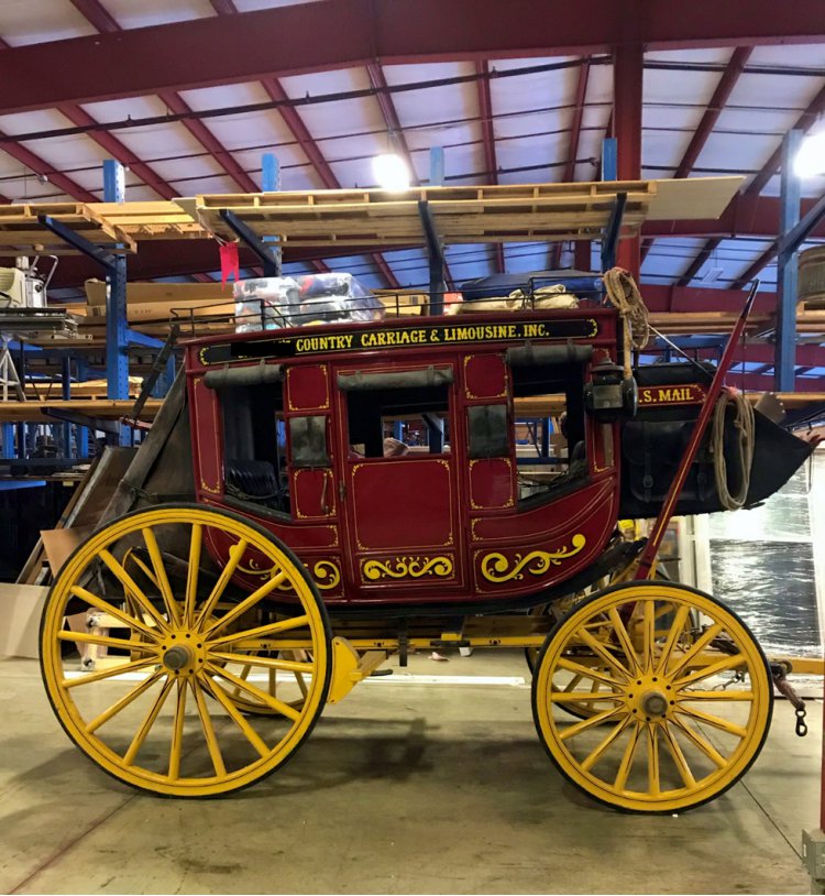 Western-Style Concord Mail Stagecoach Carriage Driving Carriages for ...